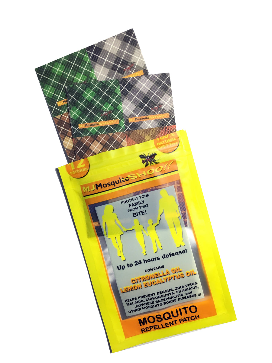 MJ MosquiSHOO Mosquito Repellent Anti-Dengue Patches (50-Pack Box ...
